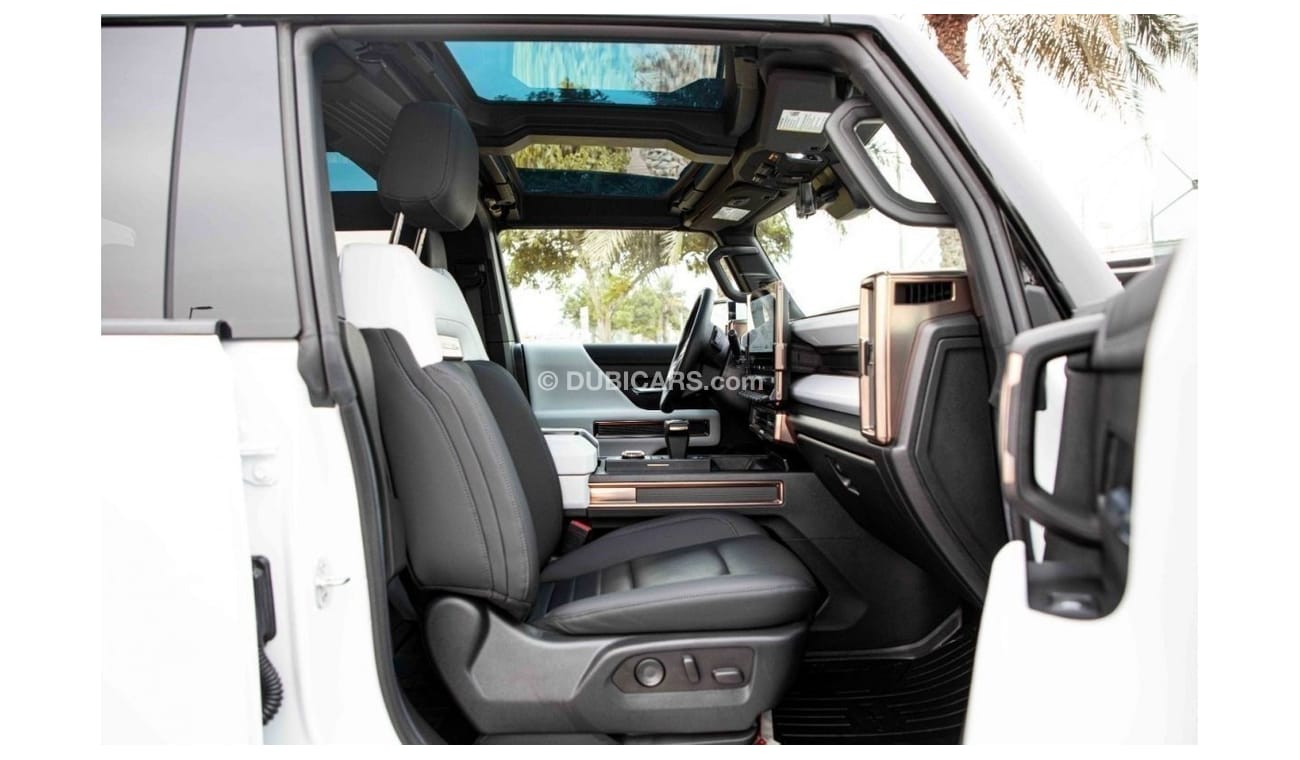 New 2022 GMC Hummer EV Pick Up Edition1 - White inside black & white ...