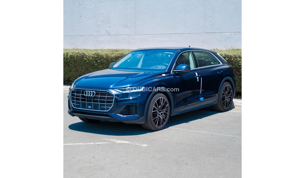 Used Audi Q8 V6 P335 3.0L Blue Tan Germany Specs 2023 for sale in Dubai ...