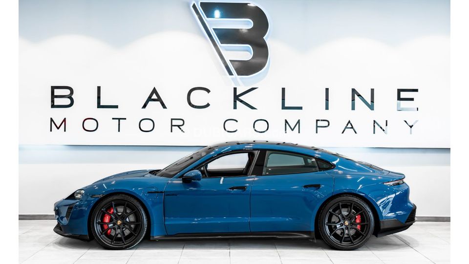 Used 2023 Porsche Taycan GTS, 2026 Porsche Warranty, Neptune Blue, Low ...