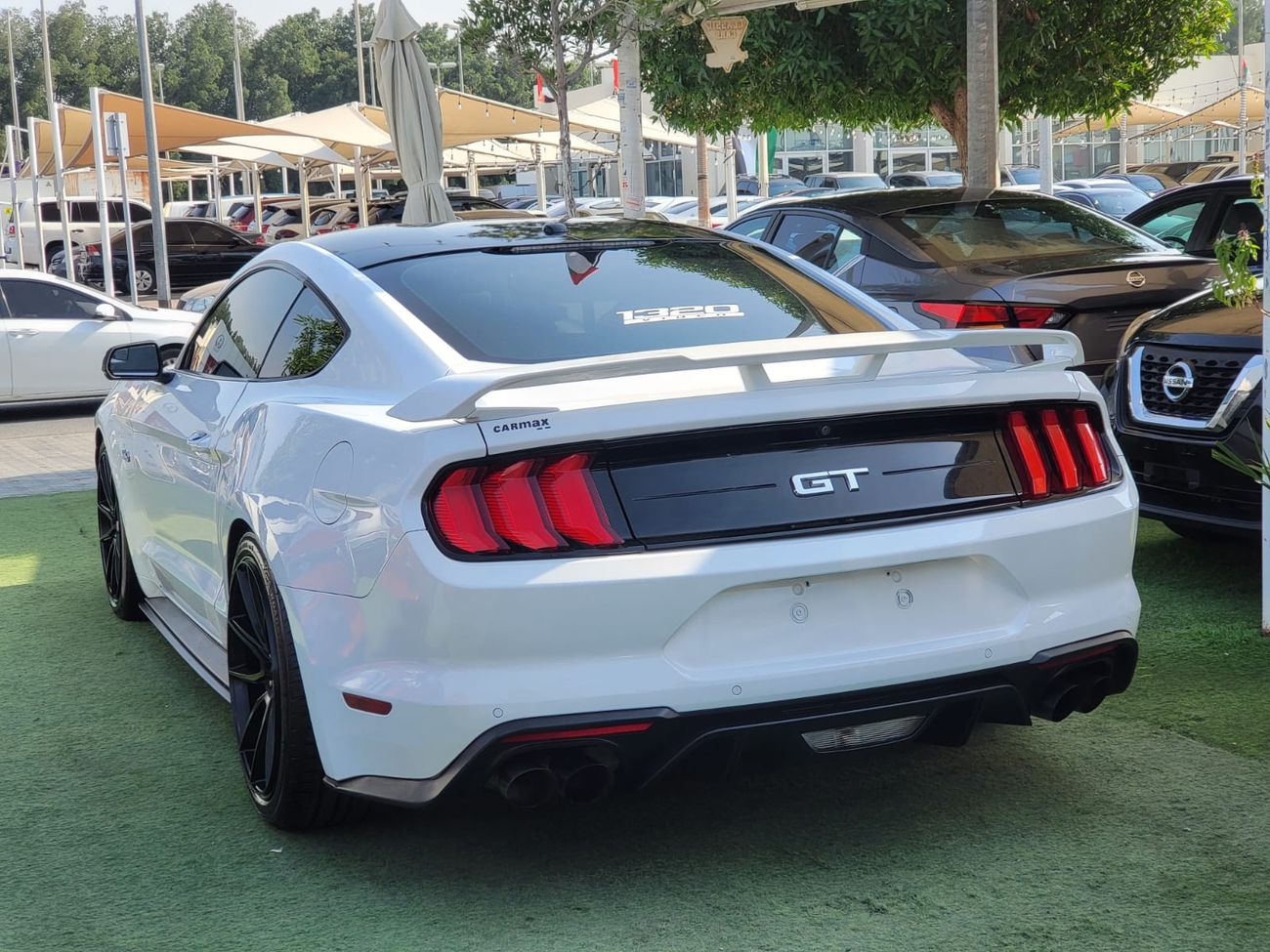 Used BOOK YOUR DREAM CAR Ford Mustang GT 2019 White 5.0L Roush body kit ...
