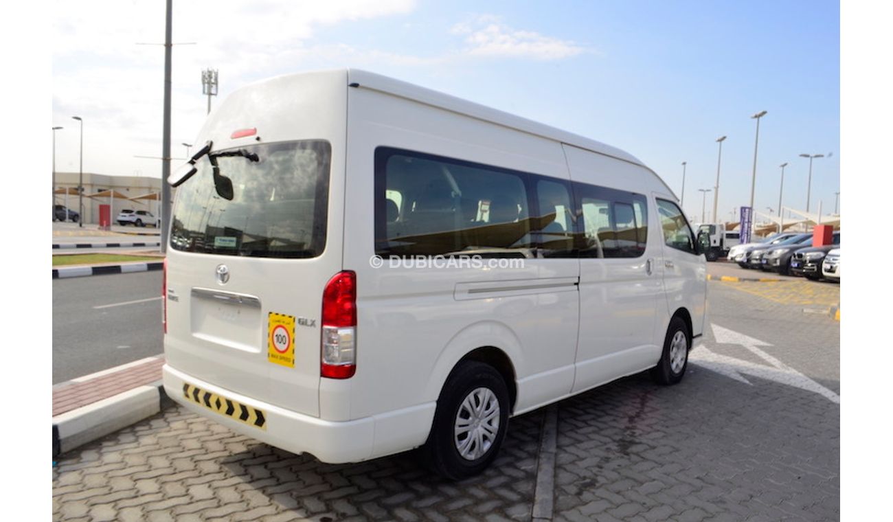 Used Toyota Hiace GL HI ROOF 15 SEATER PASSENGER BUS GCC SPECS 2015 for ...
