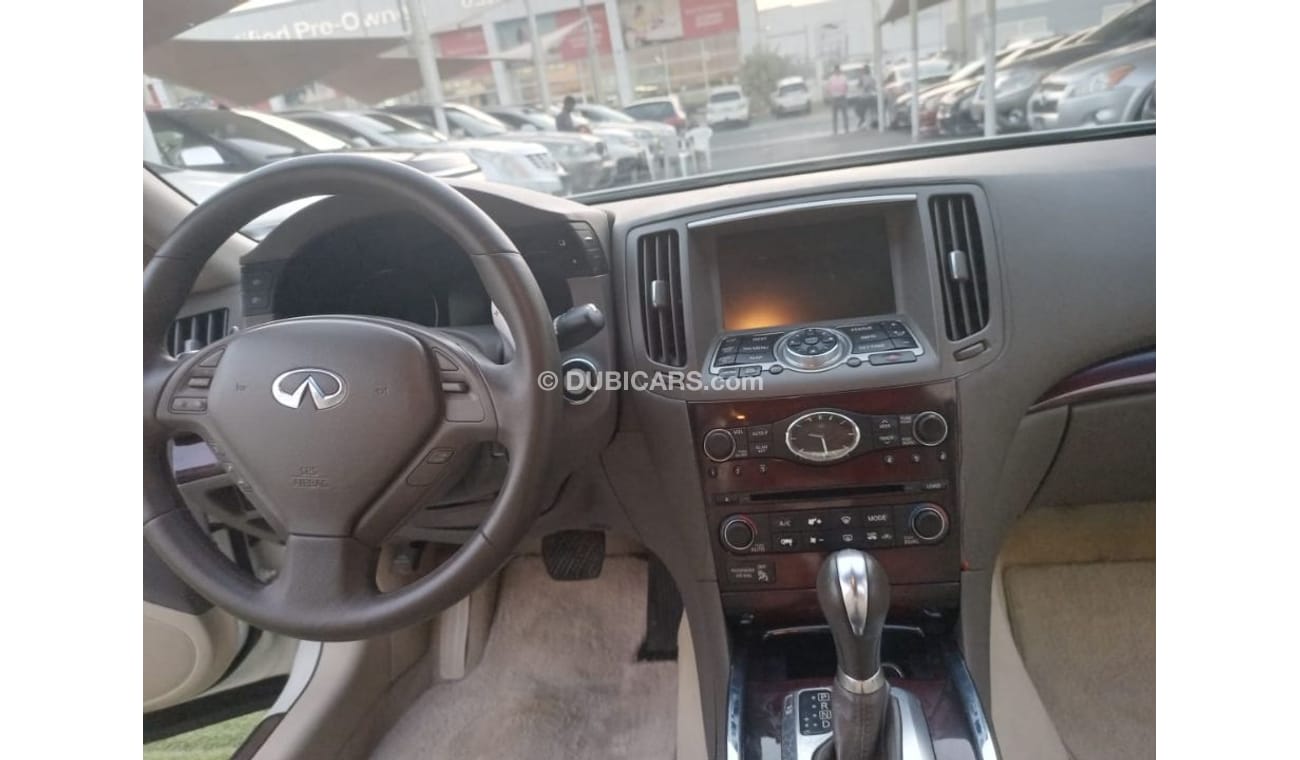 Used Infiniti G37 Gulf model 2010, leather fingerprint slot, cruise ...
