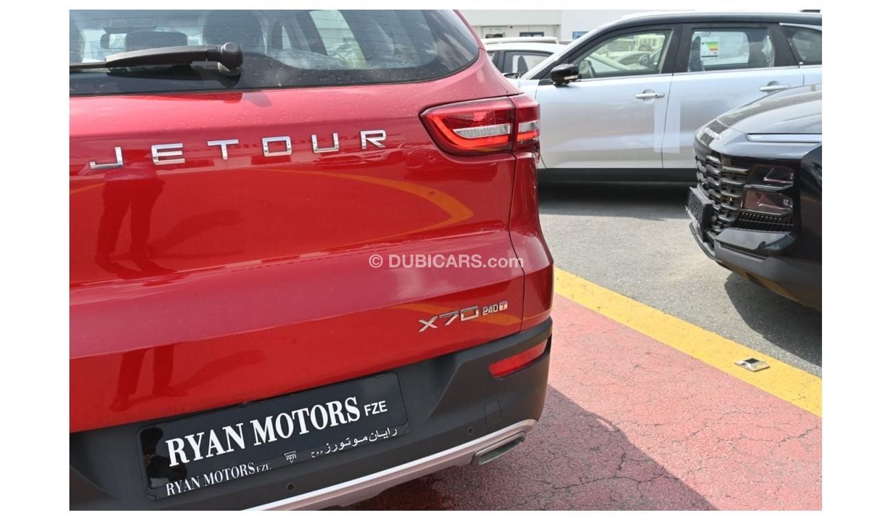 New Jetour X70 240T 1.5L Turbo V2 Petrol, Color Red, Model 2023 2023 for sale in Dubai - 720235