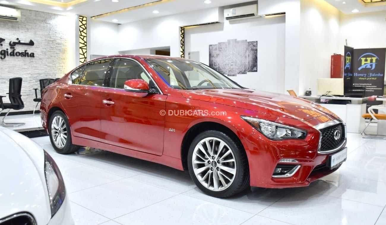 Used EXCELLENT DEAL for our Infiniti Q50 2.0t ( 2018 Model ) in Red ...