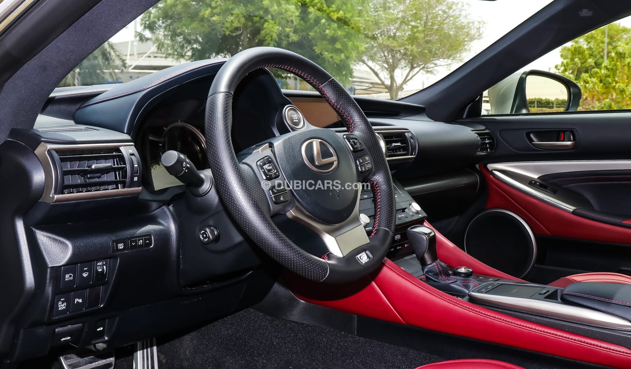 Used Lexus RC350 F Sport AWD 2018 for sale in Dubai - 251759