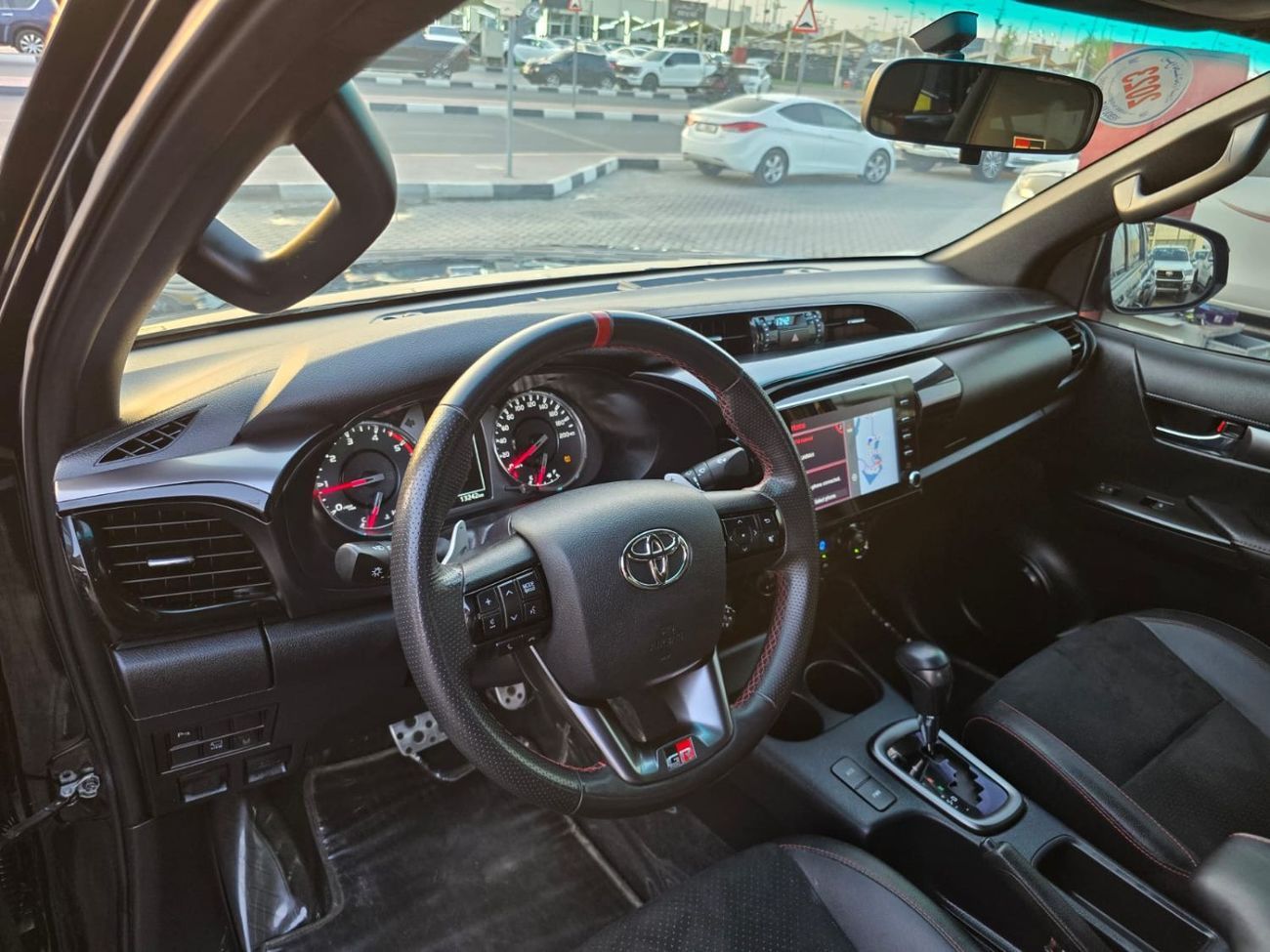 Used GR Sport 2.8L TOYOTA HILUX 2023 GR SPORT 4 CYLINDER 2.8L FULL OPTION GCC clean car without ...