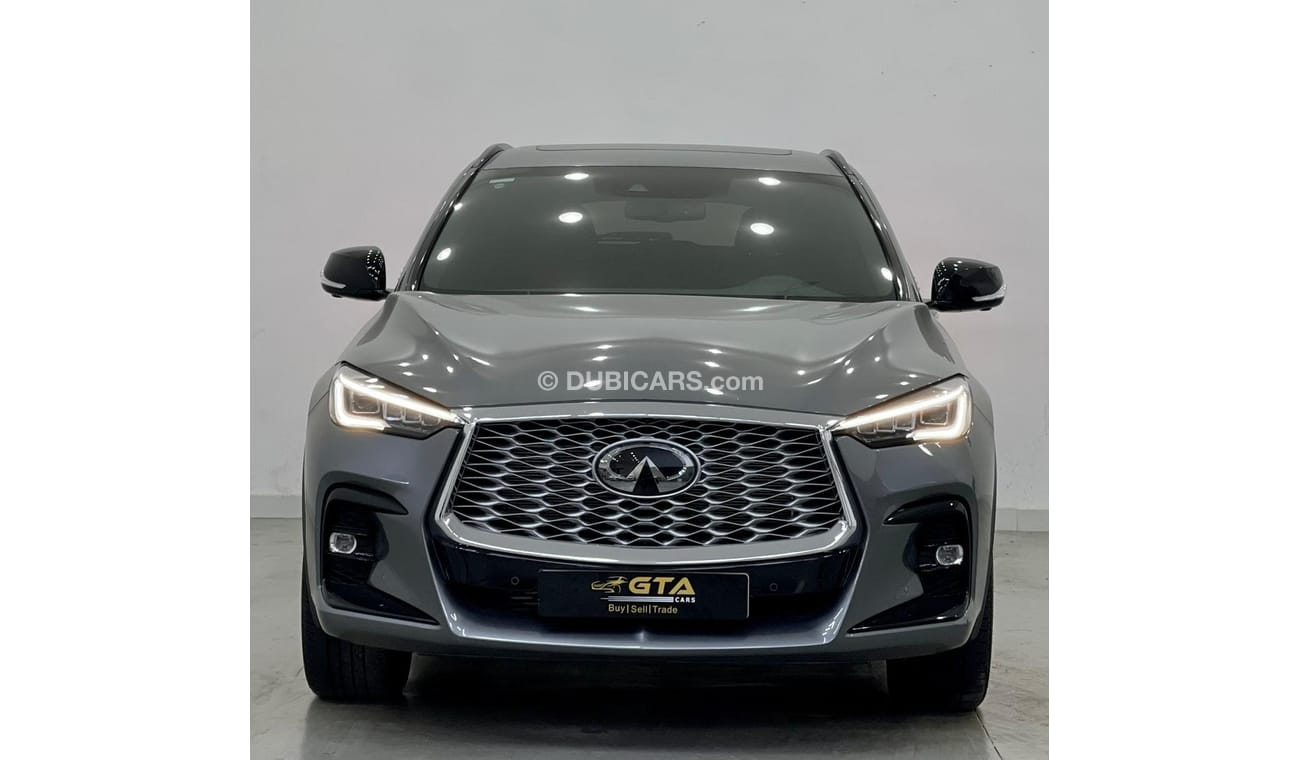 Used 2022 Infiniti QX55 Sensory Pro Active , May 2027 Infiniti Warranty + May 2025 Service ...