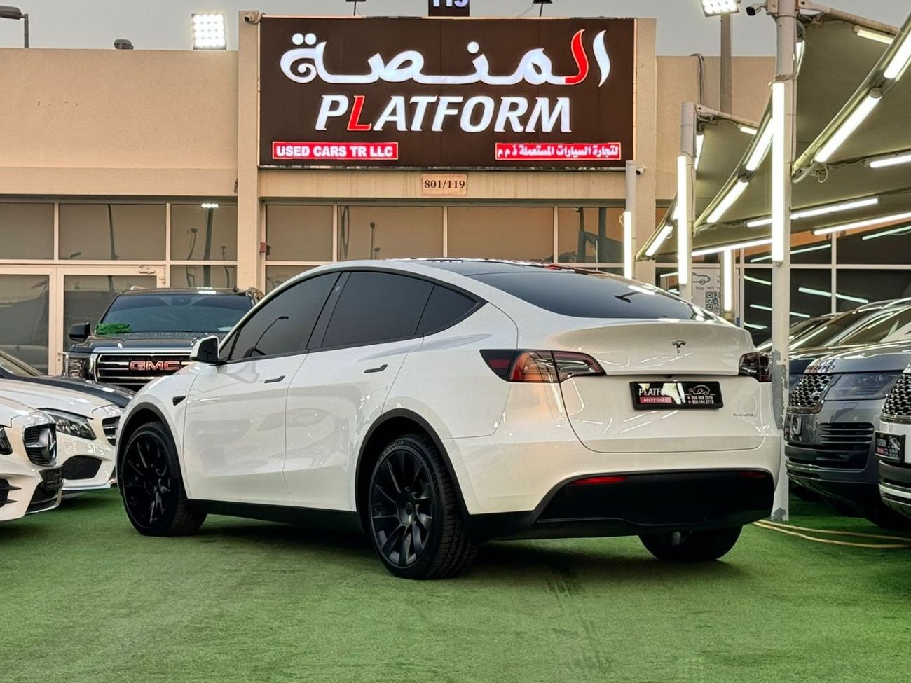 Used Tesla model Y long range Model 2023 Gcc specs Original paint no ...