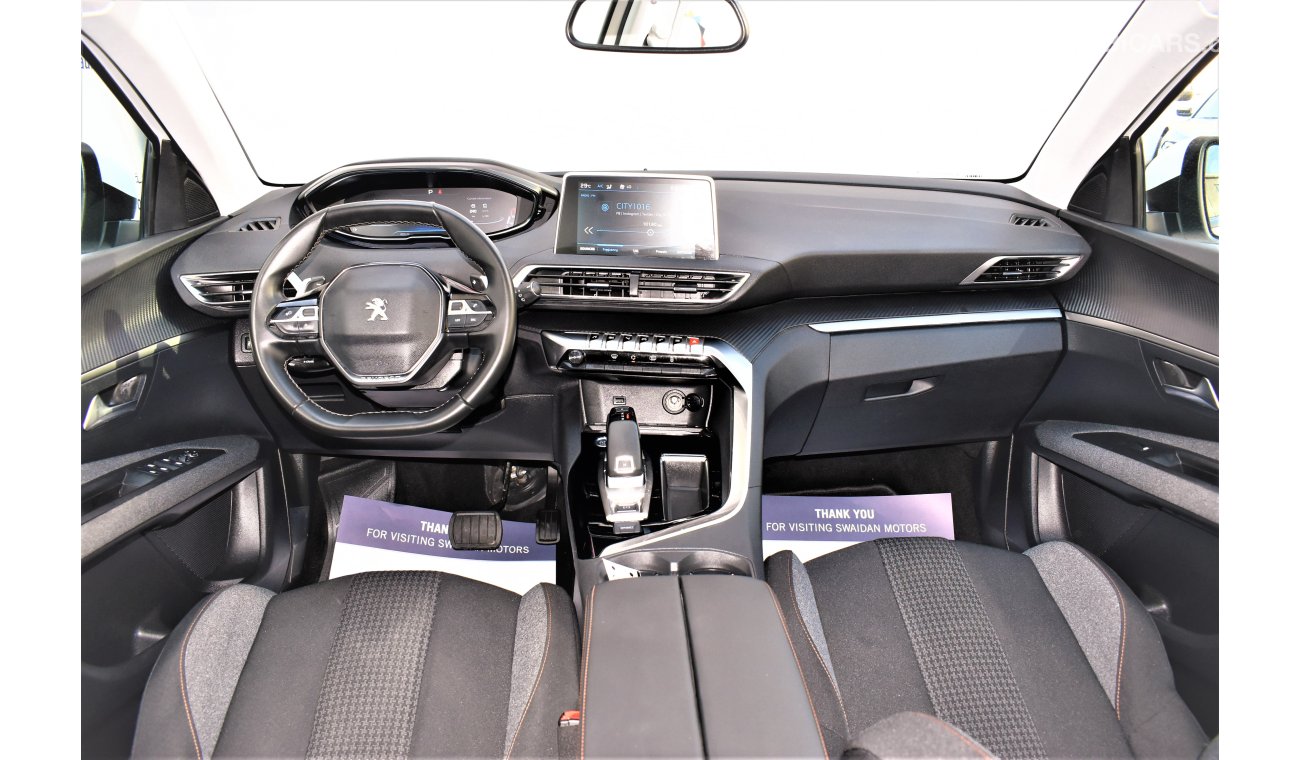 مستعملة بيجو 3008 AED 1762 PM | 1.6L ACTIVE GCC AGENCY WARRANTY 2020 ...