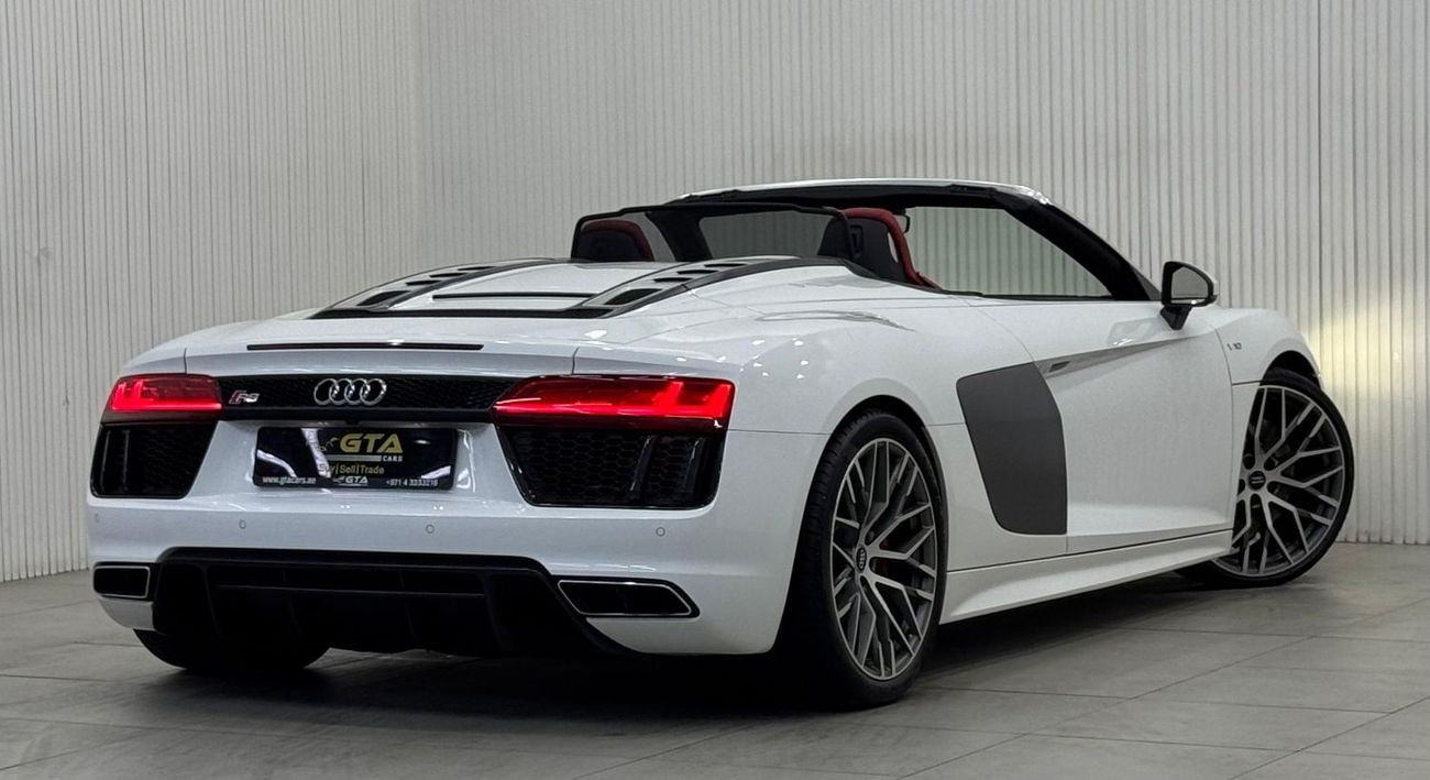 Used Spyder Std 5.2L 2017 Audi R8 Spyder V10, Warranty, Full Service ...