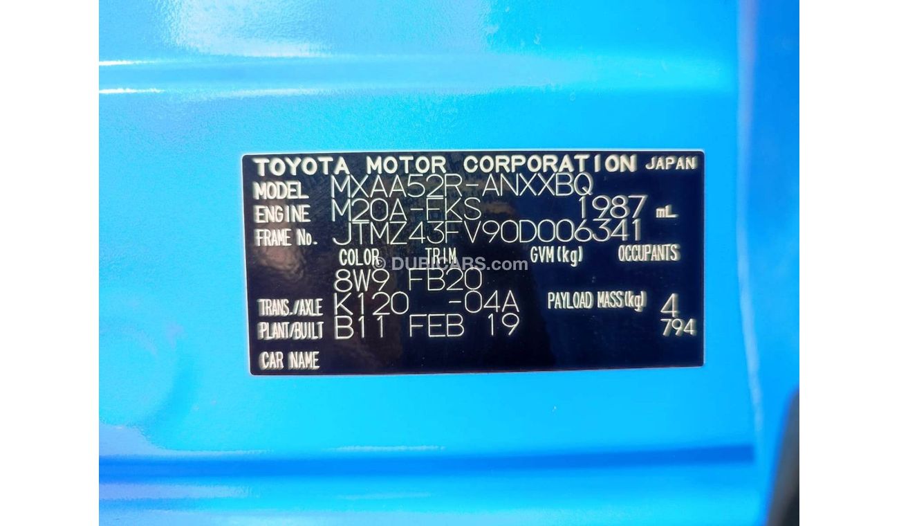 Used Toyota RAV4 006341,BLUE 2019 for sale in Dubai - 611043