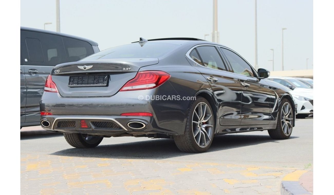 Used Genesis G70 Platinum / 3.3T / 2018 / GCC / Free Accident 2018 for sale in Dubai - 649041