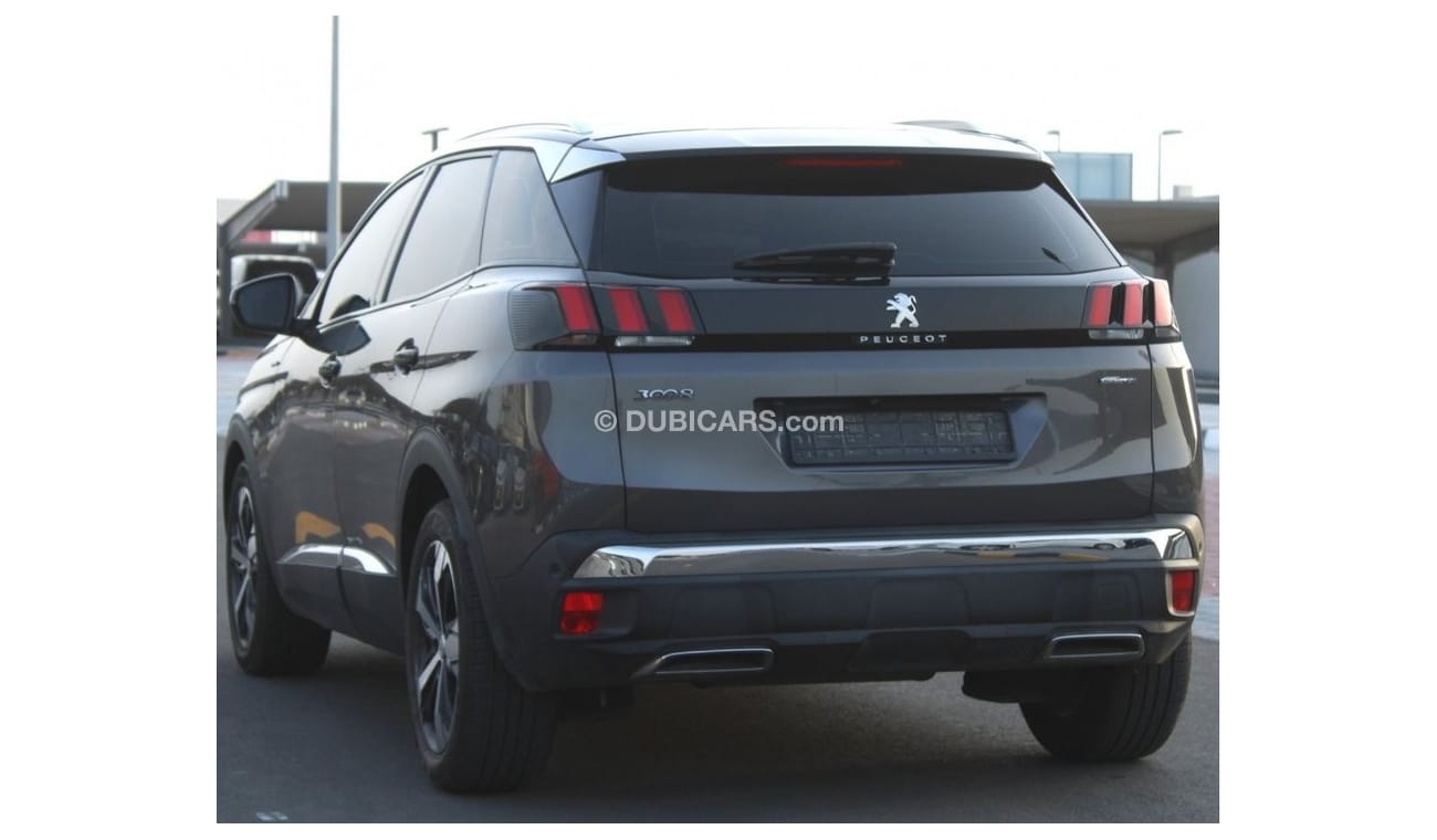 Used GT Line Peugeot 3008 FULL OPTION Gray 2018 GCC excellent condition ...