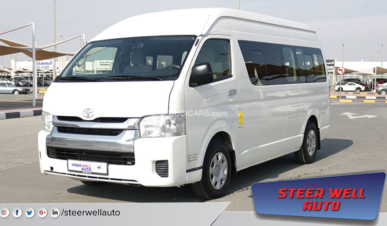Used Toyota Hiace GL HI ROOF 15 SEATER BUS WITH GCC SPEC 2016 for sale ...