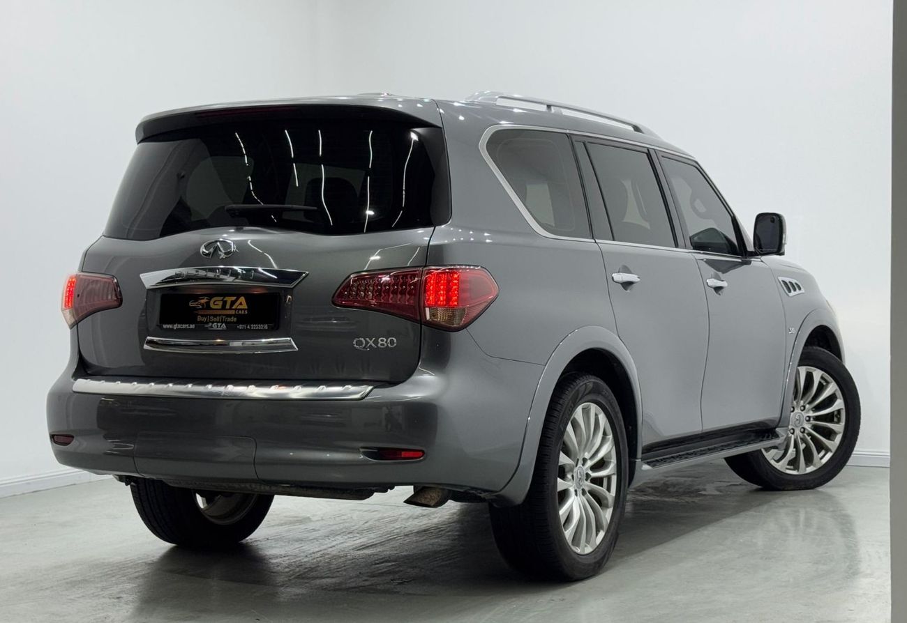 Used Std 5.6L 2016 Infiniti QX80 V8, Service History, Excellent Condition, 8 Seater, GCC 2016 ...