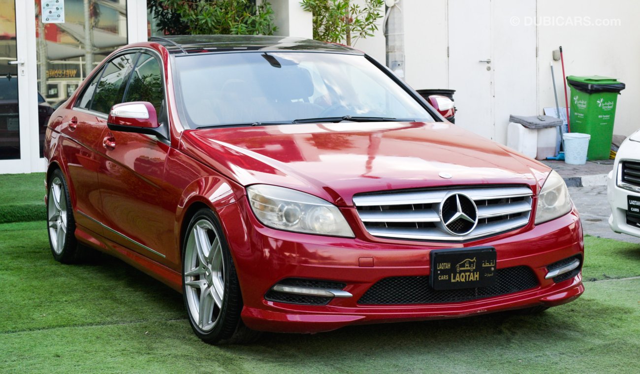 Used Mercedes-Benz C 300 C300 2009 model red color imported number one ...