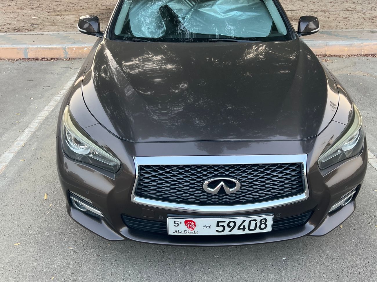 Used Infiniti Q50 2016 for sale in Abu Dhabi - 915395