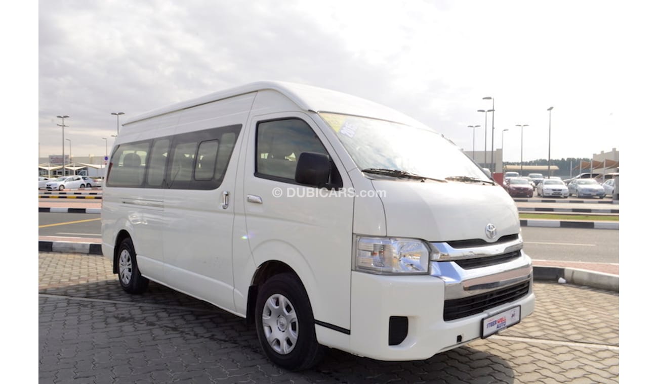 Used Toyota Hiace GL HI ROOF 15 SEATER PASSENGER BUS GCC SPECS 2015 for ...