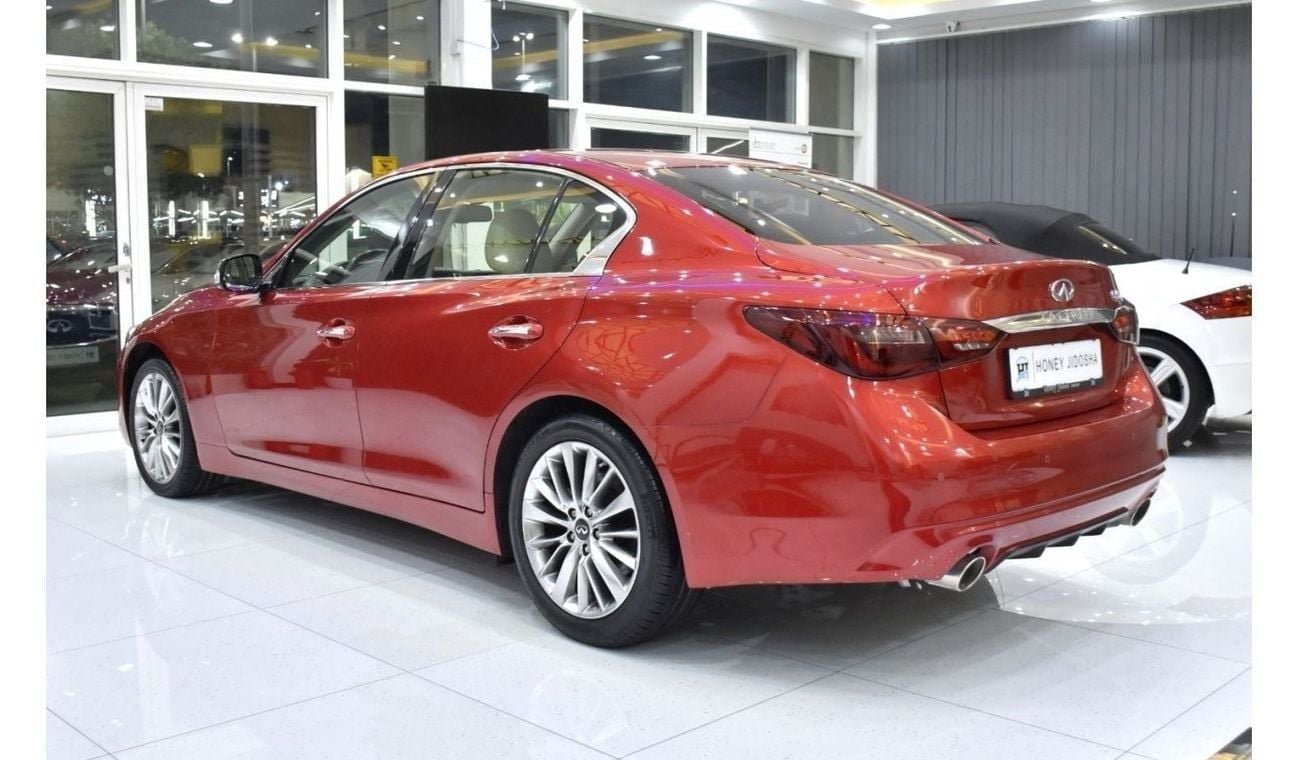 Used EXCELLENT DEAL for our Infiniti Q50 2.0t ( 2018 Model ) in Red ...
