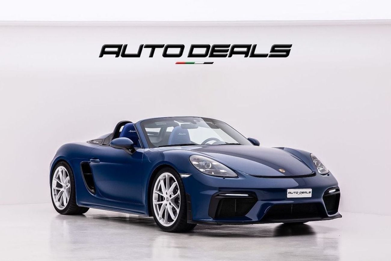 Used Porsche 718 Spyder | GCC | Low Mileage | Well Maintained | Perfect ...