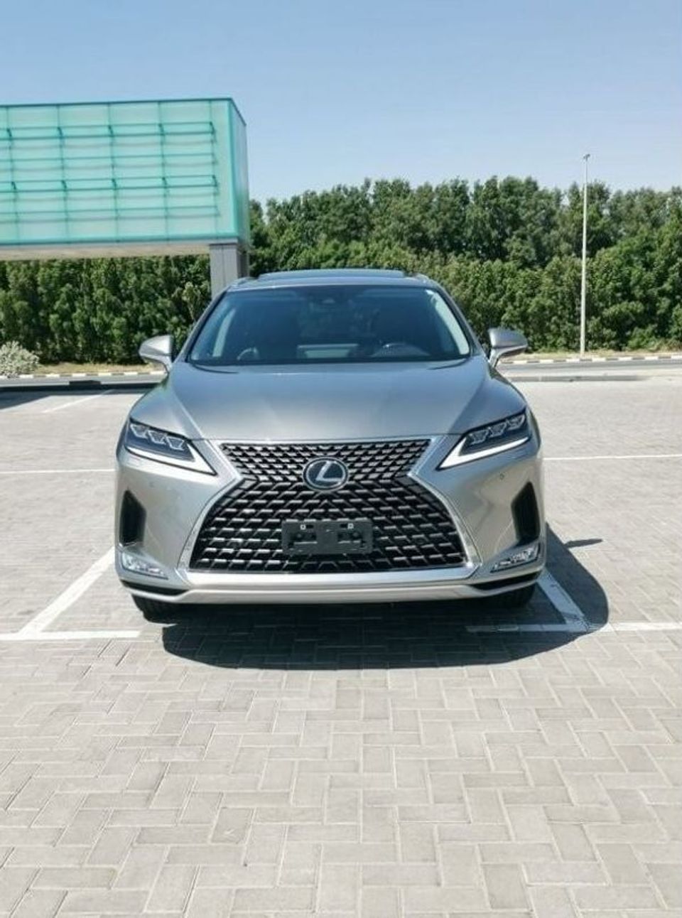 Used Lexus RX350 - 2022- Gold 2022 for sale in Sharjah - 618239