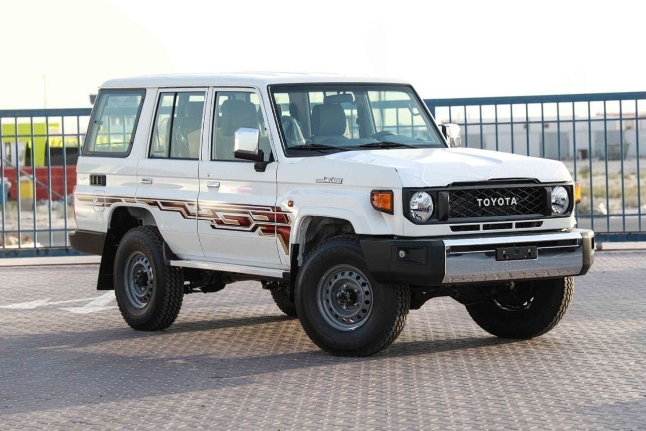 New Toyota Land Cruiser 70 2024 Toyota LC76 4.0 Hard Top LX - White inside Bluish Grey | Export ...