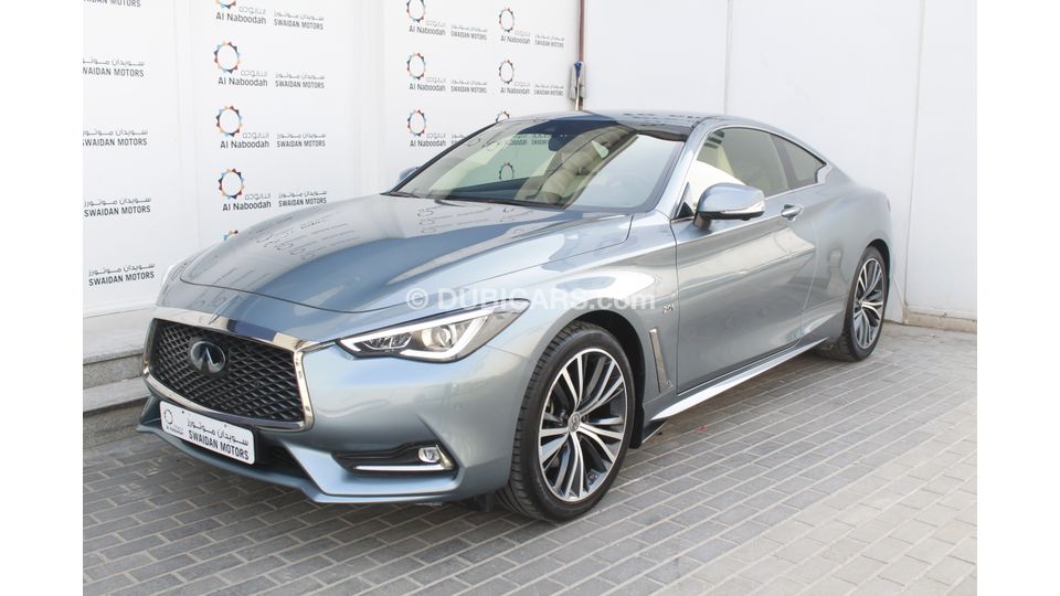 Infiniti Q60 for sale: AED 139,500. Blue, 2017