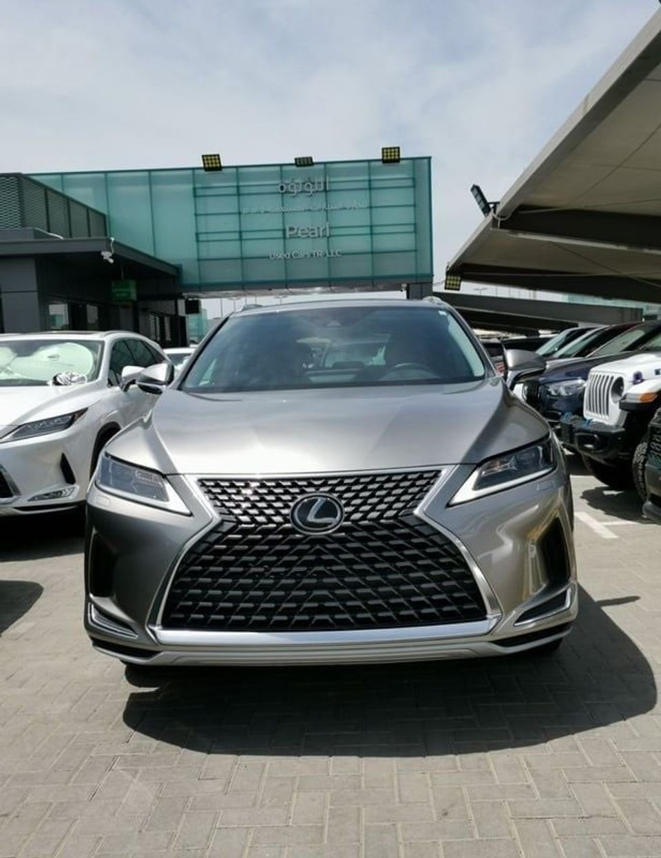 Used Lexus RX350 - 2021- Gold 2021 for sale in Sharjah - 611630