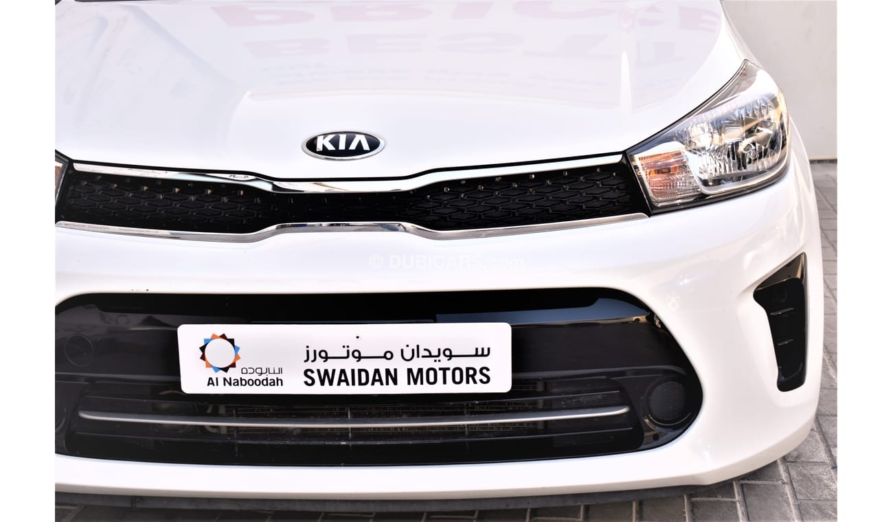 Used Kia Pegas AED 599 PM | 1.4L BASE GCC DEALER WARRANTY 2020 for sale in Dubai - 622775