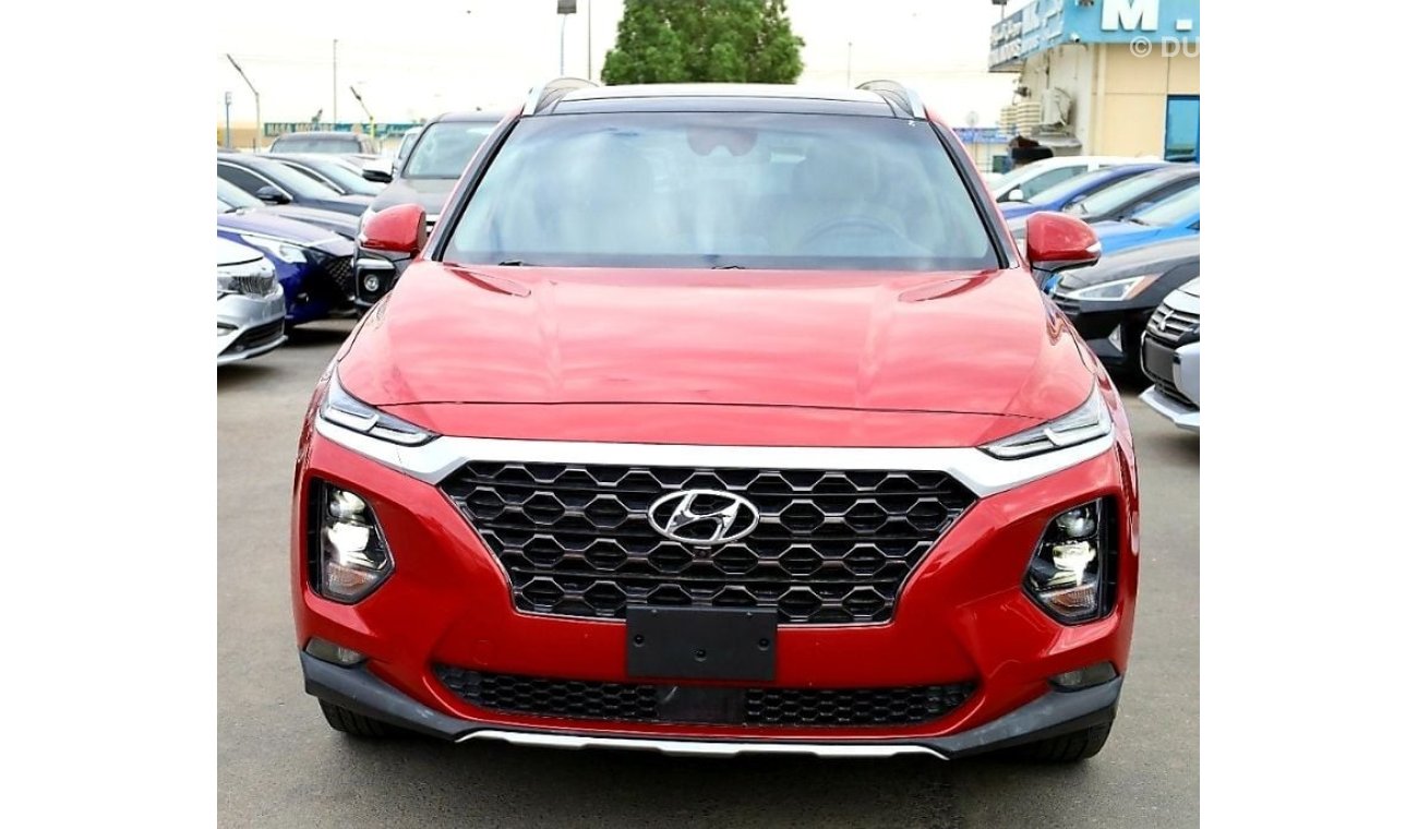 Used HYUNDAI SANTA FE 2019 RED 2019 for sale in Dubai - 569776