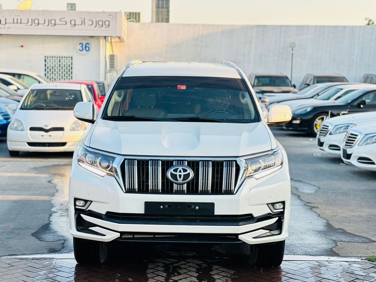 Used TOYOTA PRADO 2020 EXR WHITE V6 2020 for sale in Dubai - 750812