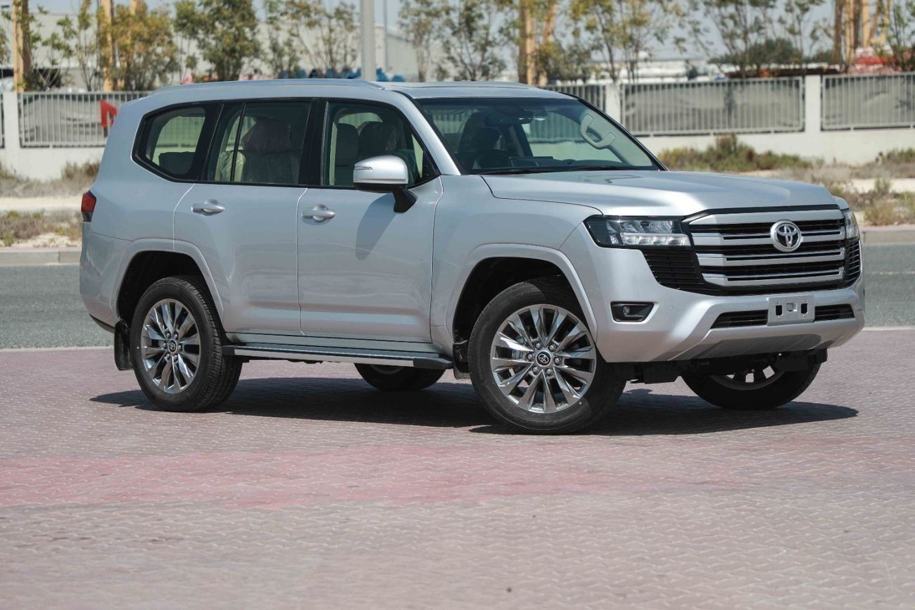 New Toyota Land Cruiser 2024 TOYOTA LC300 GXR 4.0 - SILVER METALLIC inside BEIGE | Export Only ...