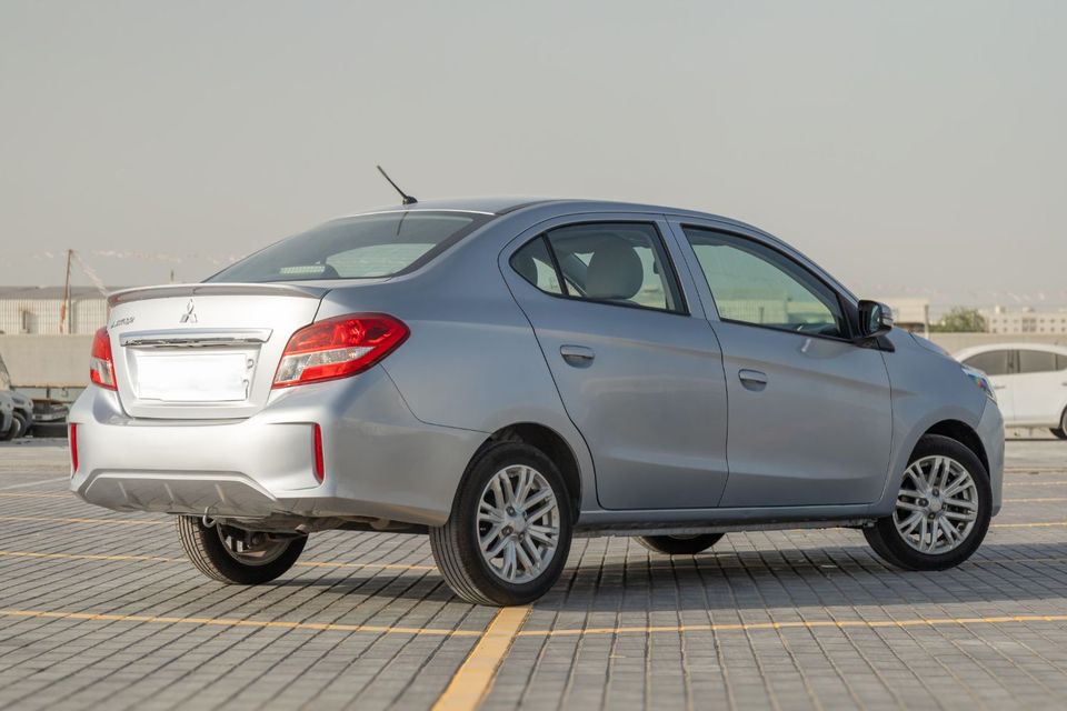 Used Mitsubishi Attrage GLX 1.2L - Silver Inside Beige & Black l GCC l ...