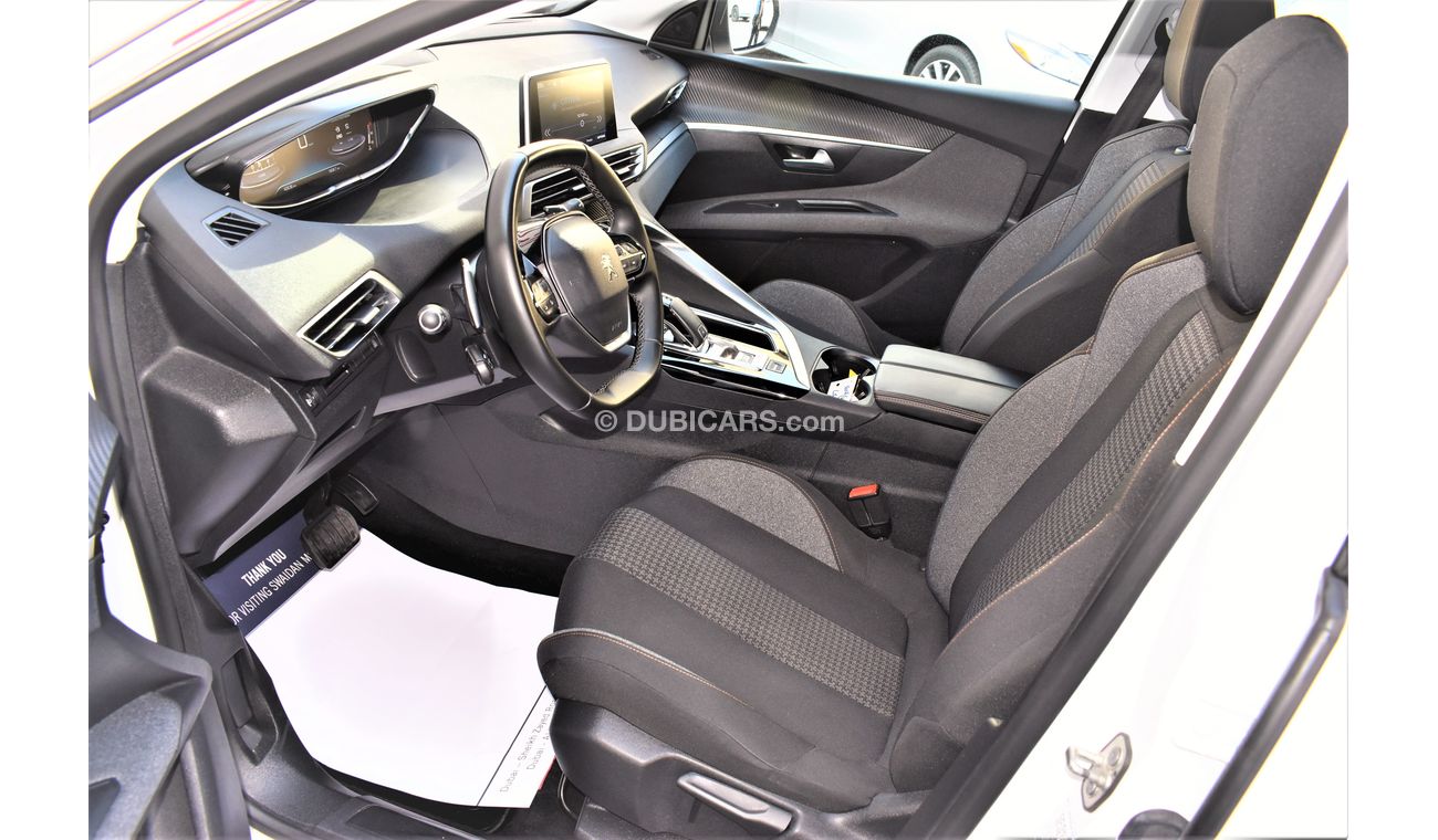مستعملة بيجو 3008 AED 1762 PM | 1.6L ACTIVE GCC AGENCY WARRANTY 2020 ...