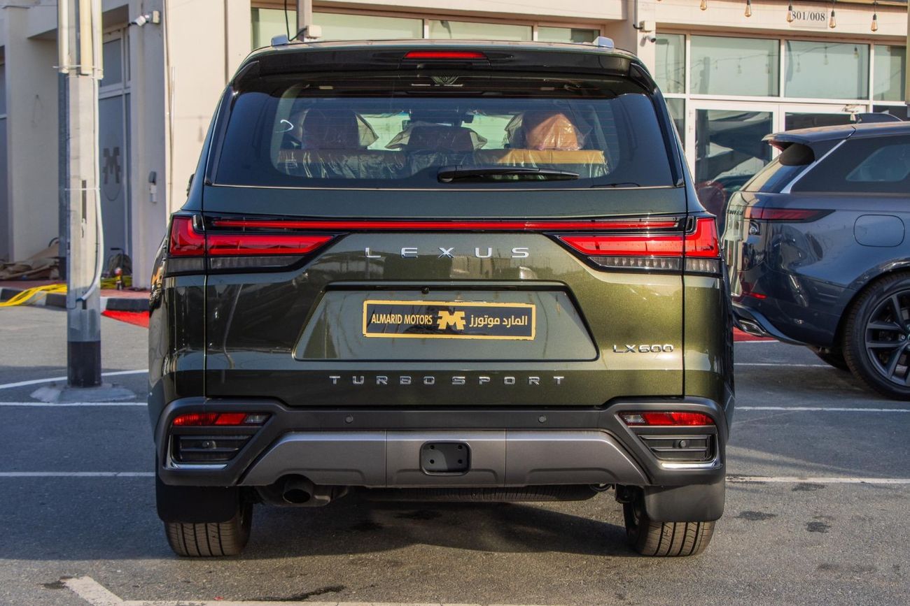 New (FOR EXPORT) NEW 2024 LEXUS LX600 TURBOSPORT 0 KM - GREEN / TAN ...