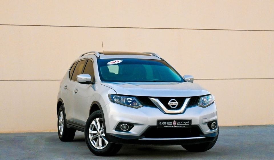 مستعملة نيسان إكس تريل 2015 خليجي فور ويل 4X4 بحالة ممتازة من الداخل ...