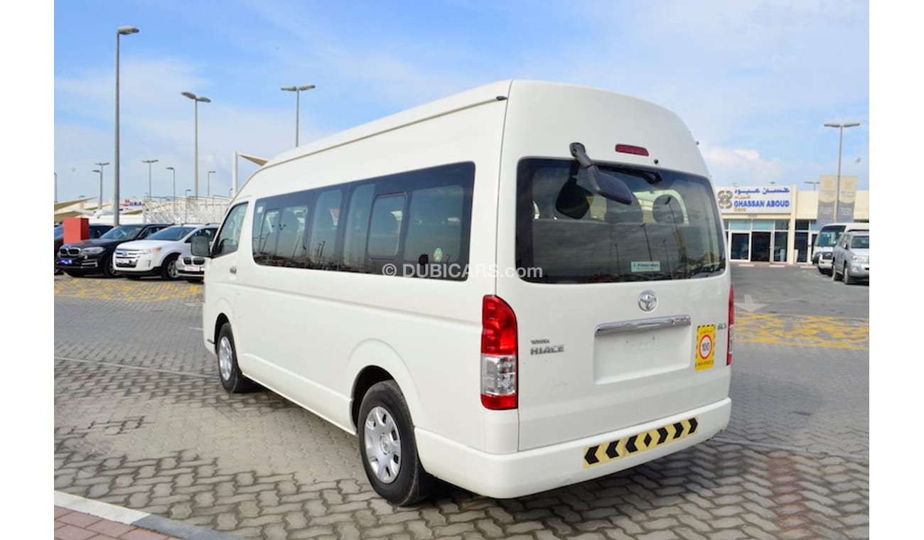 Used Toyota Hiace GL HI ROOF 15 SEATER PASSENGER BUS GCC SPECS 2015 for ...