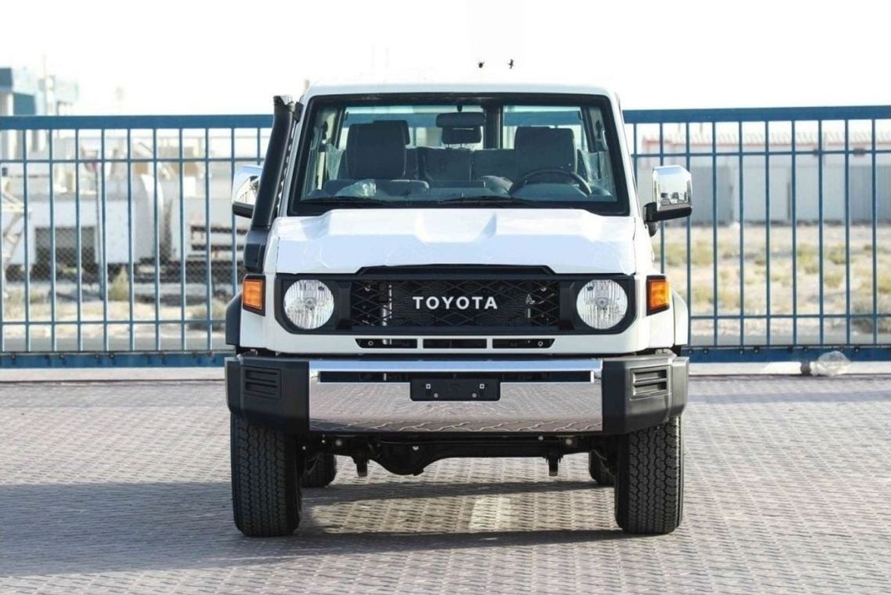 New Toyota Land Cruiser 70 2024 Toyota LC76 4.0 Hard Top LX HI - White inside Bluish Grey ...