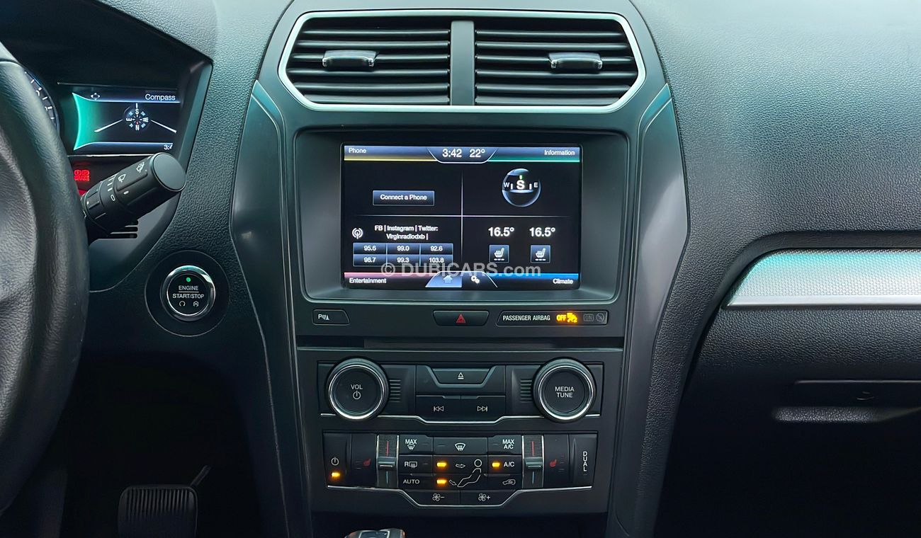 Used Ford Explorer XLT 3500 2016 for sale in Dubai - 484693