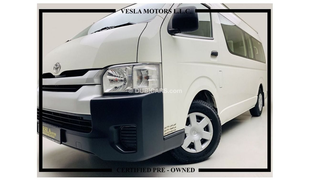 Used Toyota Hiace HIGH ROOF + ROOF AC / 15 LUXURY SEAT / SIDE GLASS ...