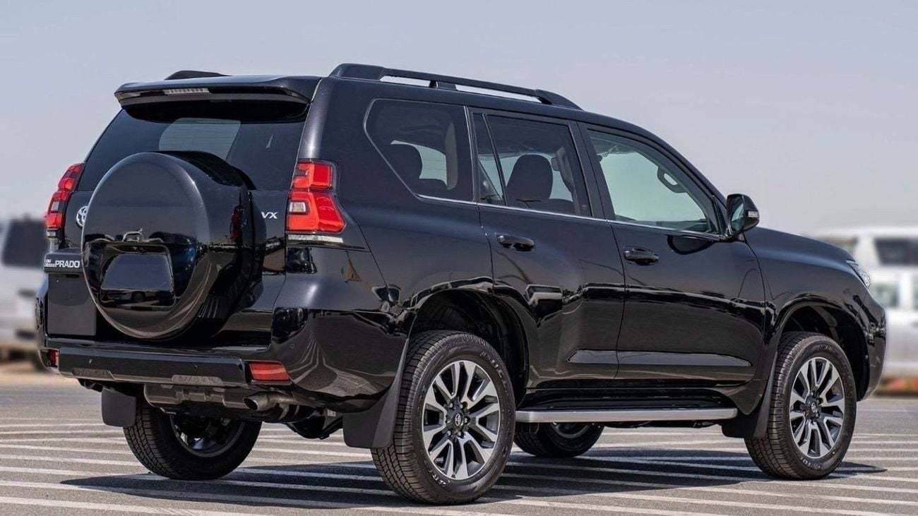 New Toyota Prado PRADO VX 2.8D AT TIRE BACK MY2023 – BLACK FULL OPTION ...