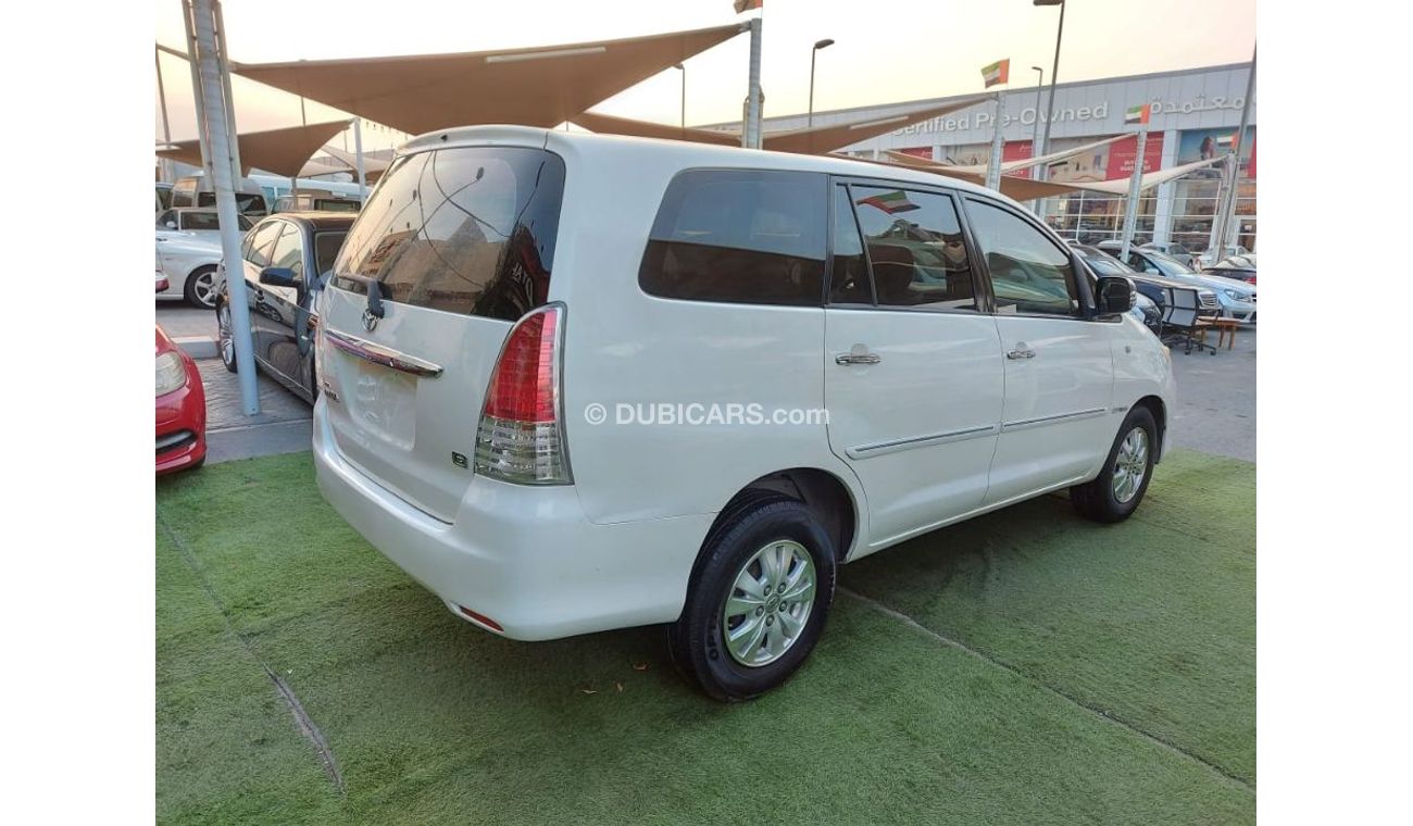 Used Toyota Innova Gulf model 2011, white color inside beige, without ...