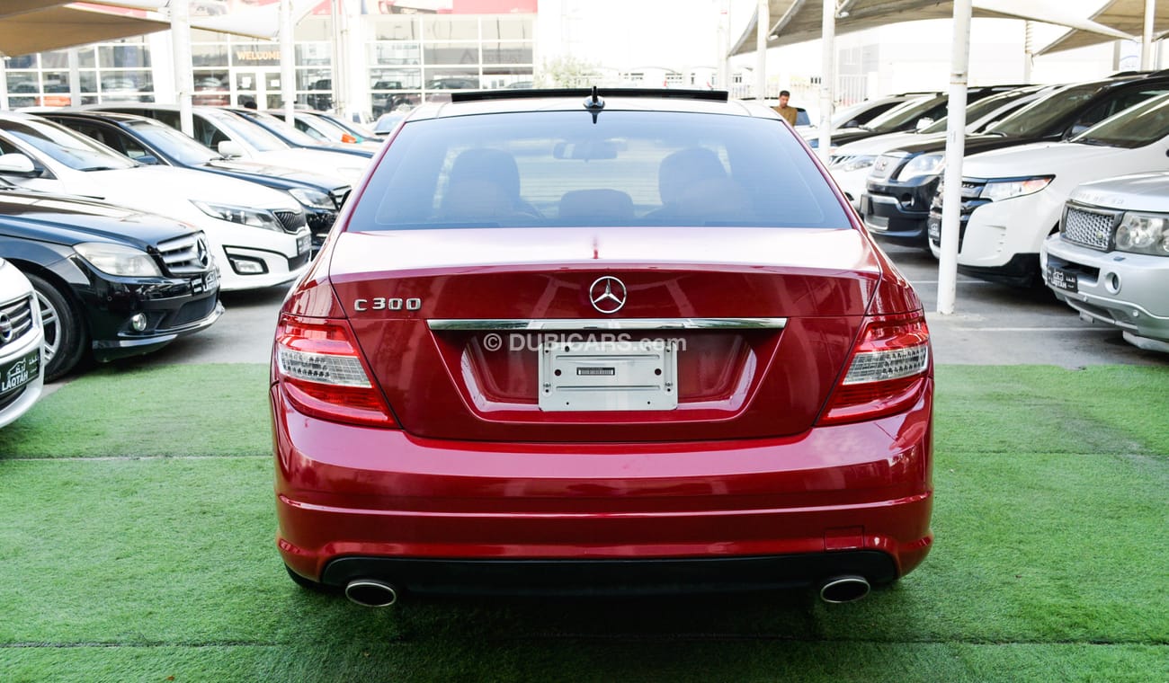 Used Mercedes-Benz C 300 C300 2009 model red color imported number one ...