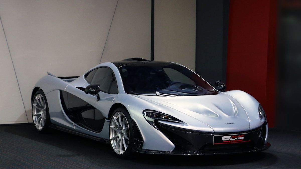 McLaren P1 for sale. Grey/Silver, 2015
