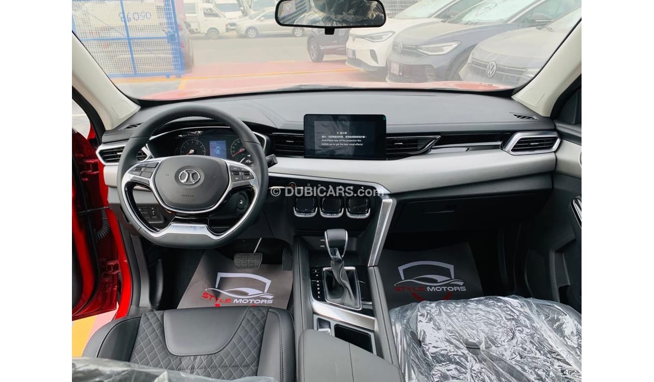 New BRAND NEW BAIC X35 SUV RED COLOR PANORAMIC SUNROOF GRAY LEATHER SEATS INTERRIOR FULL OPTION ...