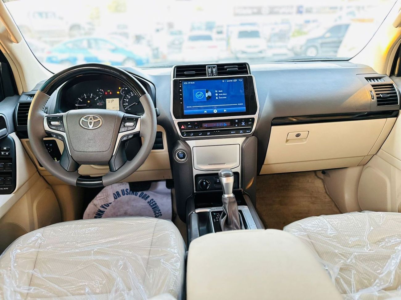 Used TOYOTA PRADO 2020 EXR WHITE V6 2020 for sale in Dubai - 750812