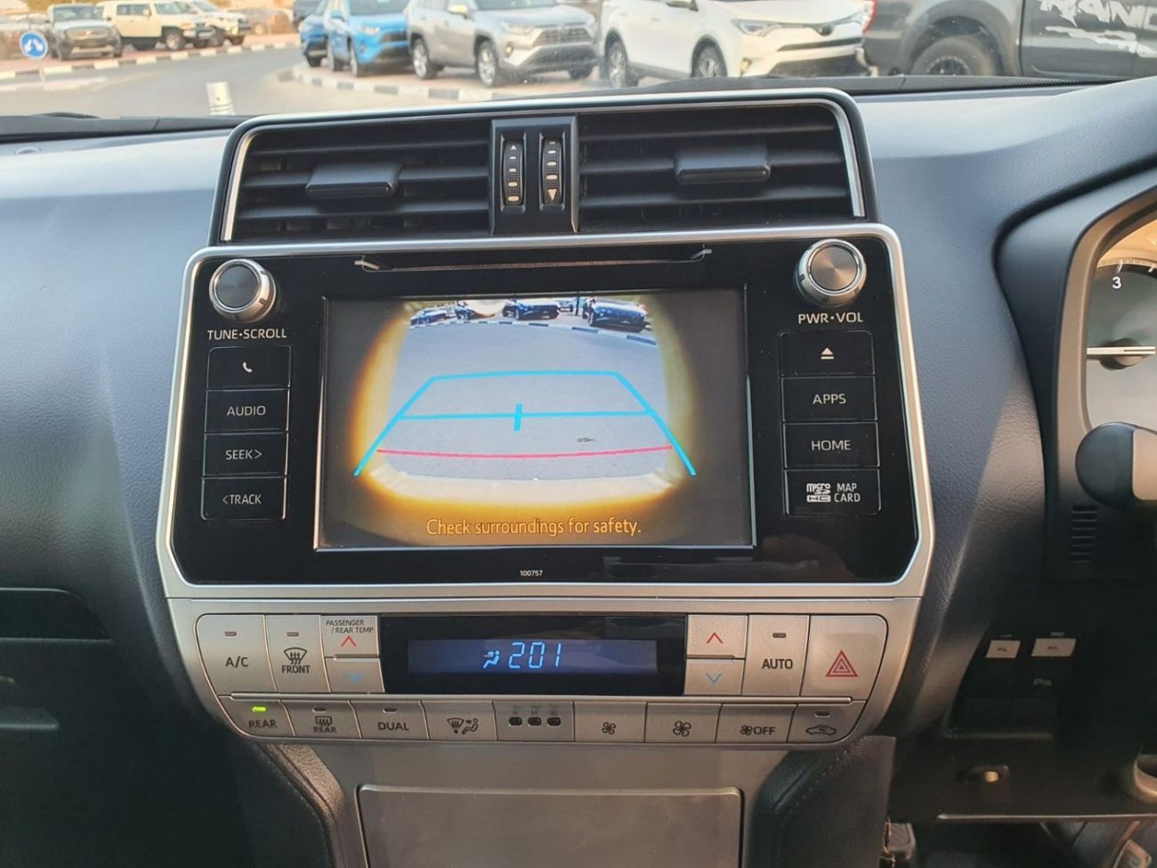 Used Toyota Prado diesel 2.8 liter automatic gear with back camera ...