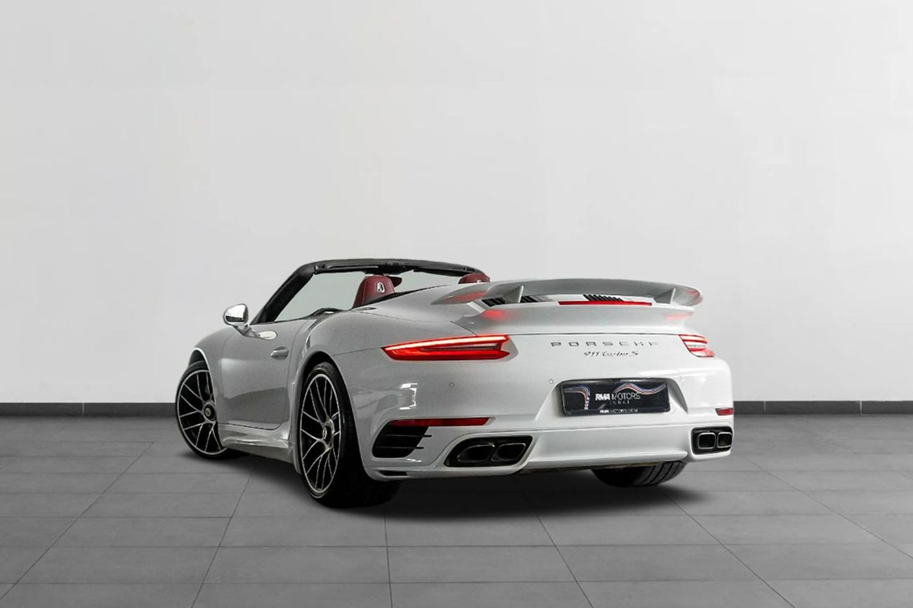 Used 2017 Porsche 911 Turbo S Convertible / Sports Chrono Plus / Nose ...