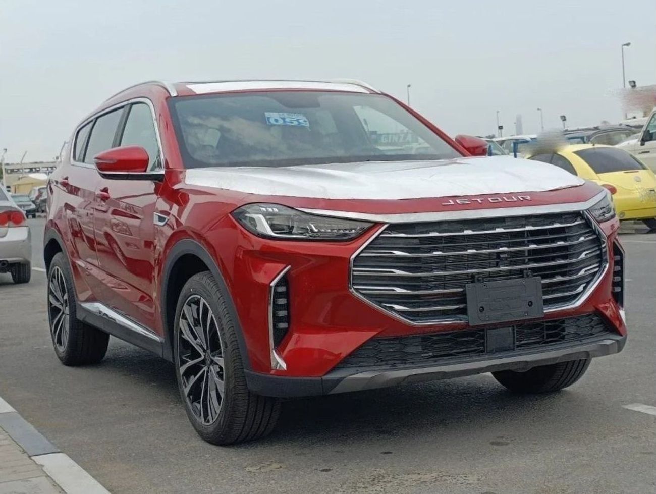 New JETOUR X70 2023 AT1.6 V4 PETROL RED 2023 for sale in Dubai - 759588