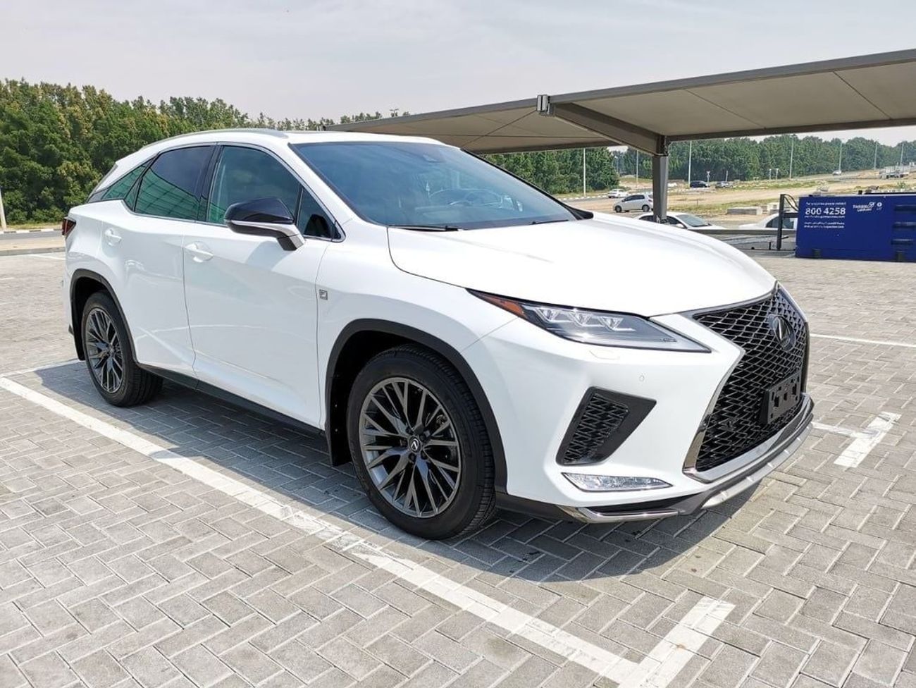 Used Lexus RX350 (F-Sport) - 2022 - White 2022 for sale in Sharjah - 721345